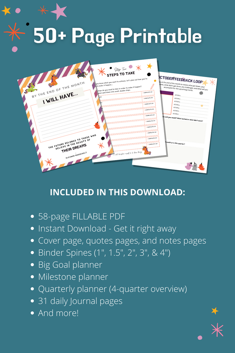 October 31-Day Planner {50+ pages} – aprillereedshop